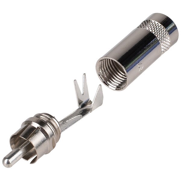 Rean NYS352 RCA Plug Connector Nickel